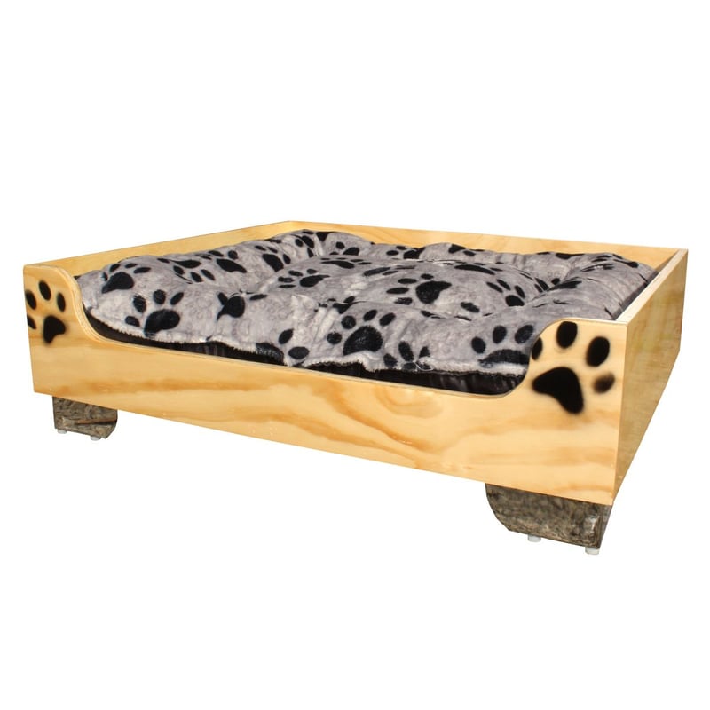 BASE CAMA PARA MASCOTAS EN PINO WOOD PETS | falabella.com