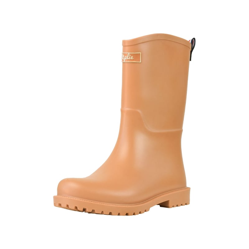 Botas LLuvia Mediana Mujer Yorq - Camel Oscuro Matte BOTTPLIE ...