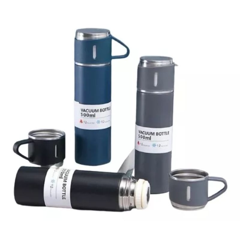 Termo de acero inoxidable con pocillos 2 en 1 GENERICO | falabella.com