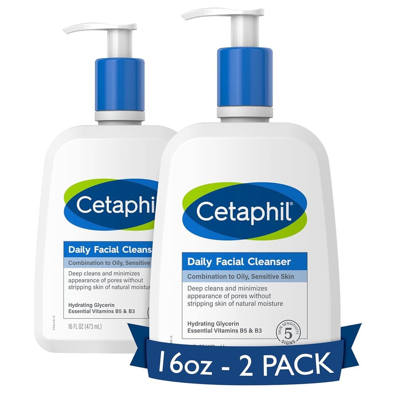Cetaphil Limpiador Facial Diario para Piel Sensible - Grasa X 946 ml ...