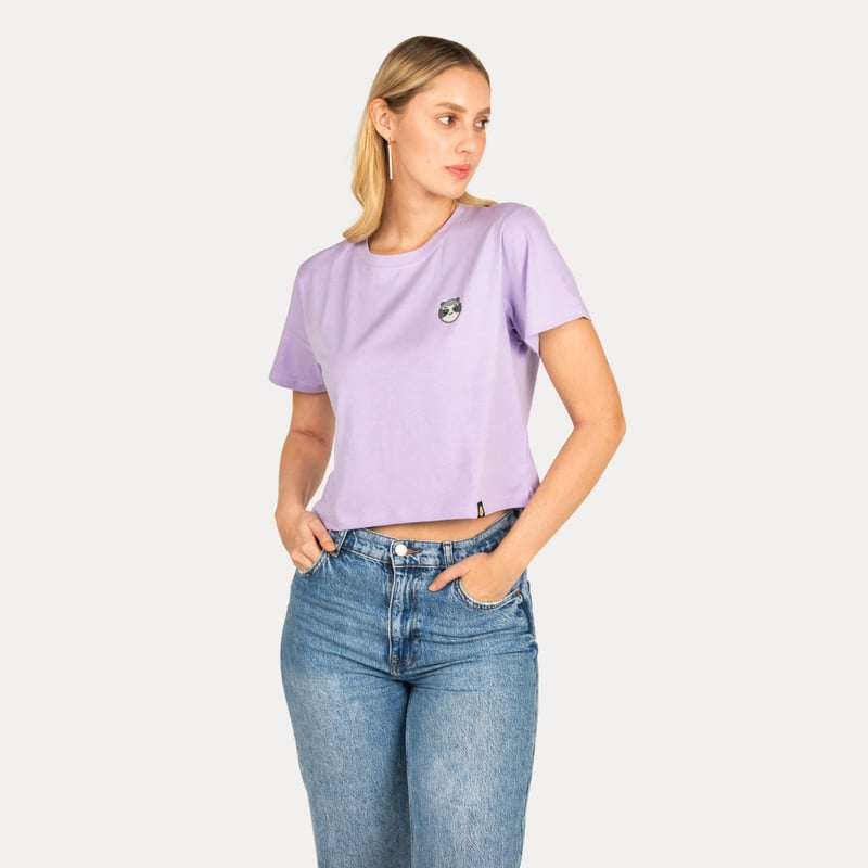 Crop Top Basico Perezoso - Lila.- CIAMPINO | falabella.com