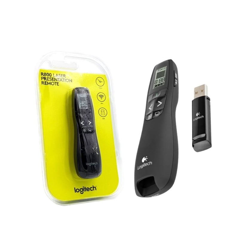 Presentador Y Apuntador Logitech R800 Laser Verde 30 Metros LOGITECH ...