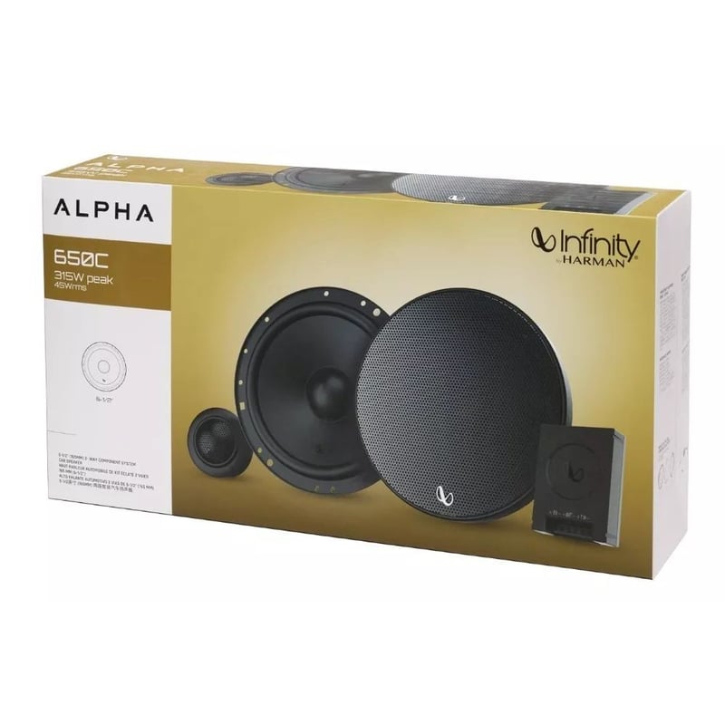 Parlantes Componentes Para Carro Infinity Alpha 650c 315 Wat INFINITY ...