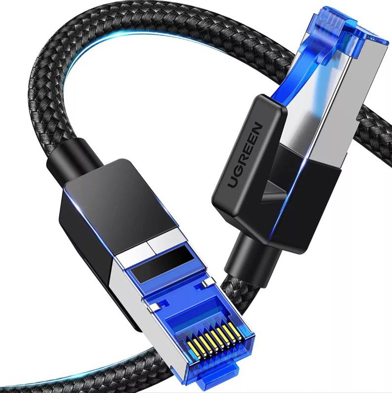 Cable Utp Cat 8 Rj45 Ethernet 1m Ponchado Certificado 40gbps UGREEN ...