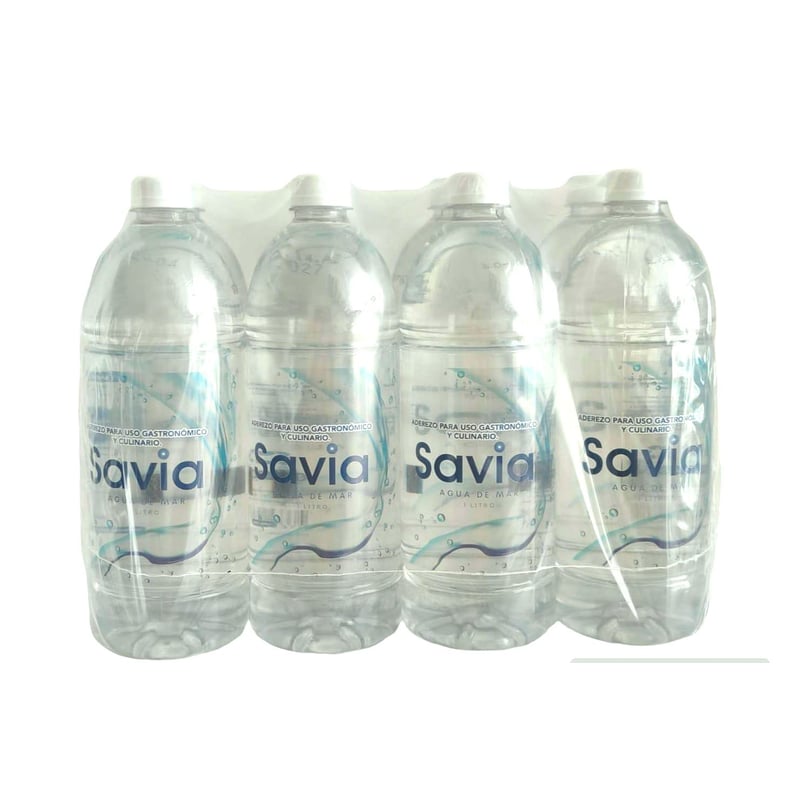 Agua De Mar Savia pack X4 100% Pura SAVIC | falabella.com