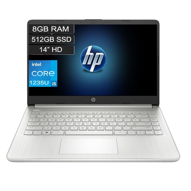 Laptop Hp 14-dq5016la Corei5 1235u 8gb 512gb 14 Plateado. HP ...