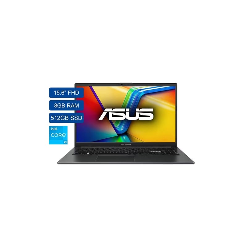 Portátil ASUS VivoBook E1504GA Intel Ci3-N305 8GB RAM 512GB SSD 15.6 ...