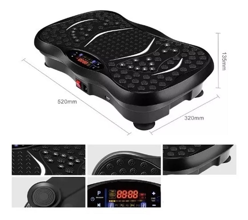 Plataforma Vibratoria Para Ejercicio Entrenamiento Powerfit GENERICO ...