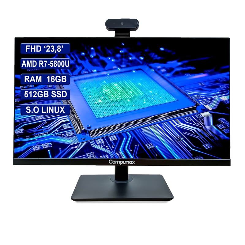 All In One 238 Compumax AMD R7-5800U Ram 16GB 512GB SSD COMPUMAX ...