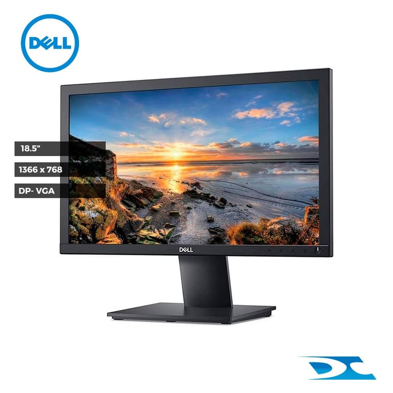 Monitor DELL E1920H /18.5"/ DISPLAY PORT - VGA DELL | falabella.com
