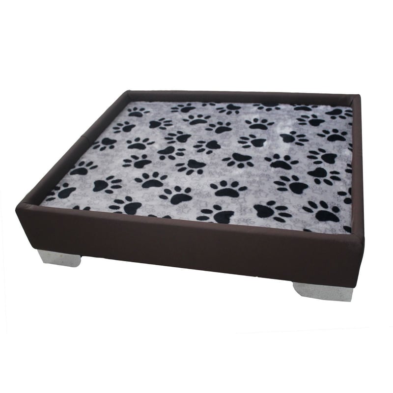 BASE CAMA EN MADERA ACOLCHADA PARA PERRO WOOD PETS | falabella.com