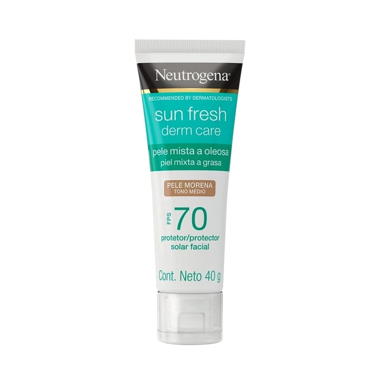 Protector Solar Facial Neutrogena Tono Medio FPS 70 40g NEUTROGENA ...