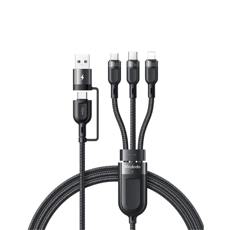 Cable de carga 3-en-2 Multi USB carga rápida 100W Máx PD 6A MCDODO | falabella.com