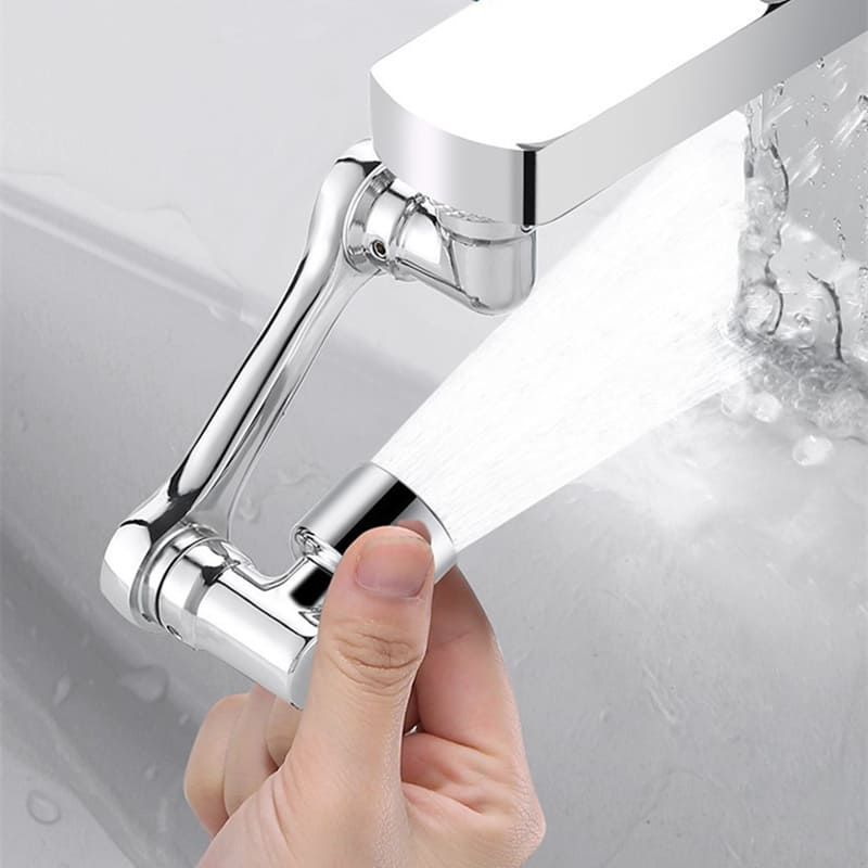 Extensor Acero pulverizador Grifo Giratorio 360° Dos Salidas GENERICO ...