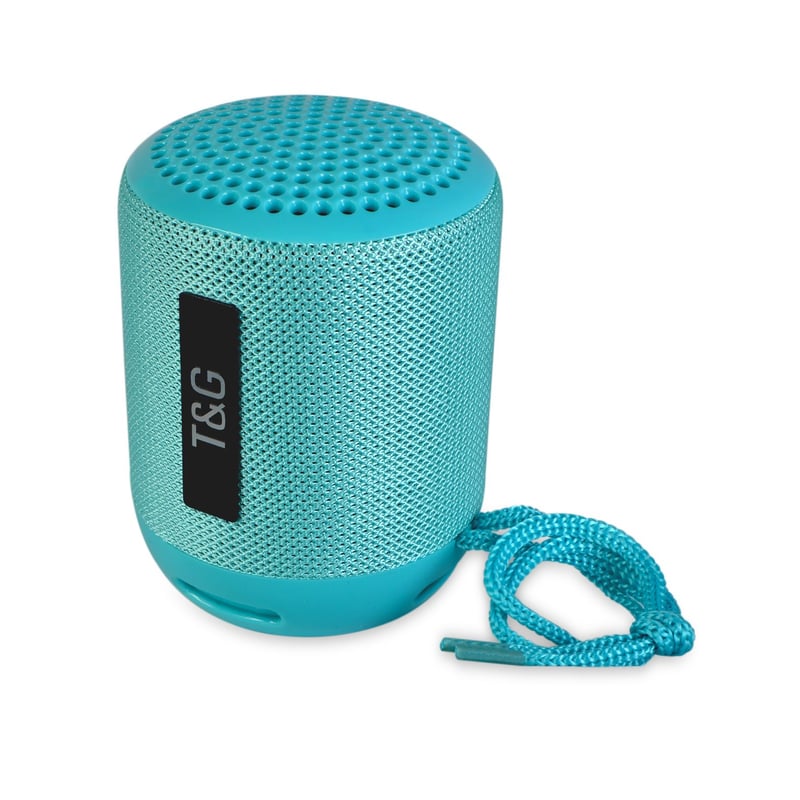 Parlante mini portátil con bluetooth color celeste GENERICO | falabella.com