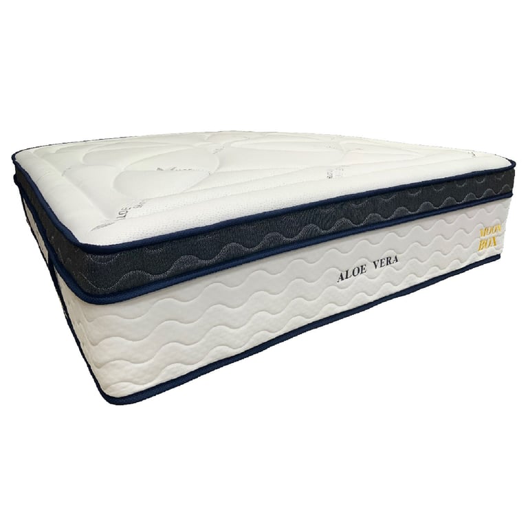 Colchon Cama QUEEN 160 x 190 ALOE VERA BOX Ortopedico POCKET COLCHONES ...