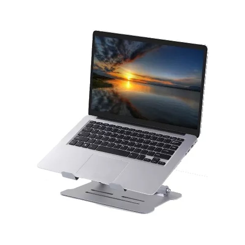 Base Soporte Ajustable Pc Portátil Laptop Ergonómic Aluminio GENERICO ...