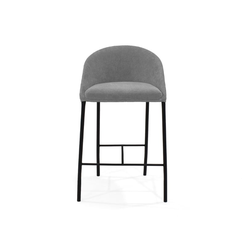 Butaco de Bar Lorenzo en Tela Gris VENECIA | falabella.com