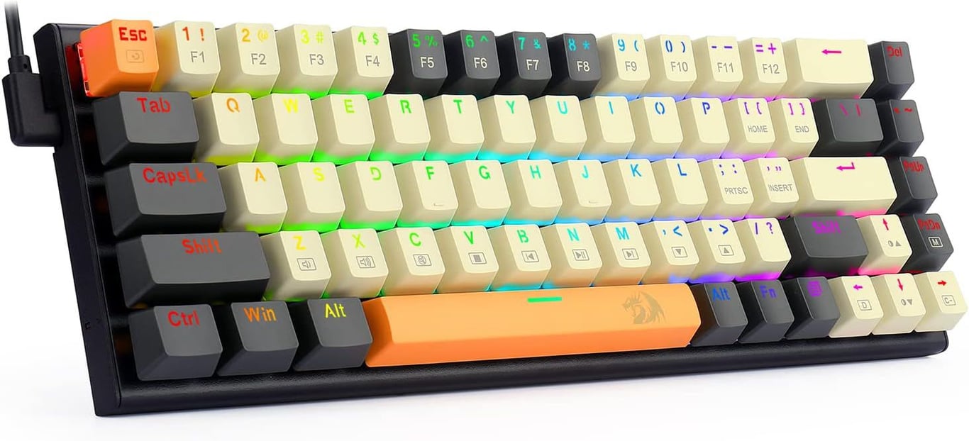 Teclado Mecanico Redragon K633 Ryze Red Switch Rgb 60% REDRAGON | falabella.com