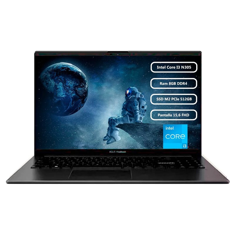 Portátil Asus E1504 Intel Core I3 N305 Ram 8gb Ssd 512gb ASUS ...