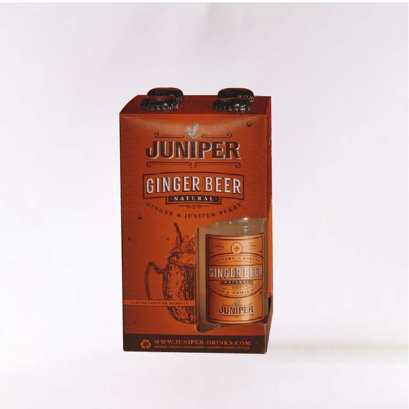 BEBIDA JUNIPER GINGER BEER CAJA X 4 UNIDADES JUNIPER | falabella.com