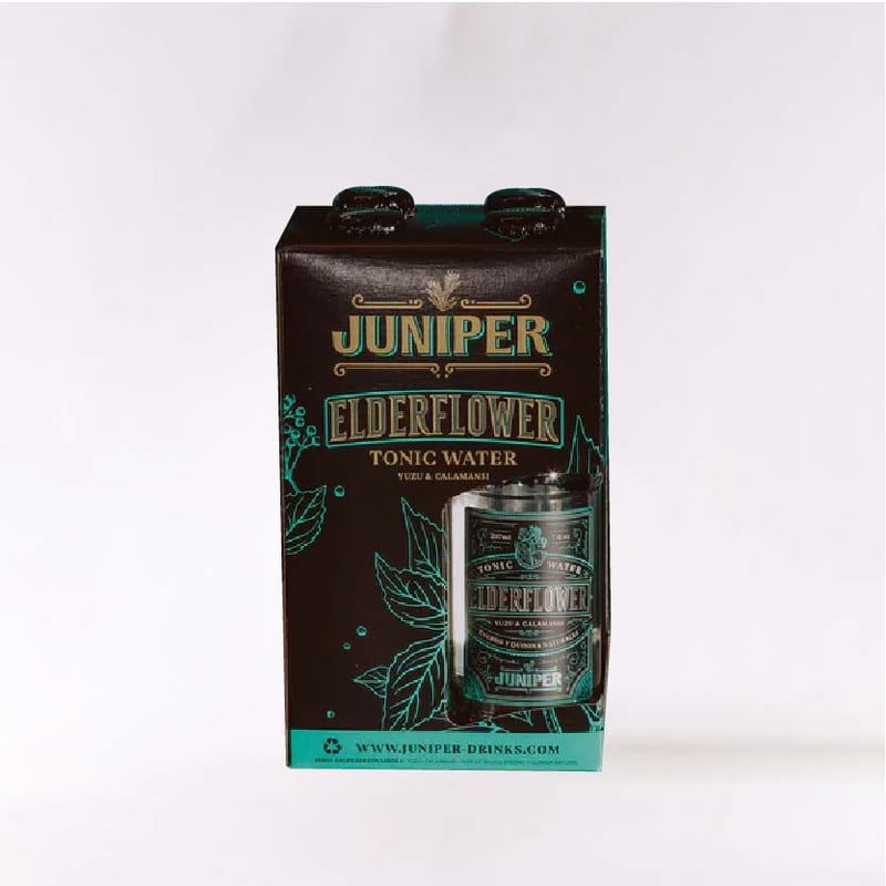 BEBIDA JUNIPER ELDERFLOWER CAJA X 4 UNIDADES JUNIPER | falabella.com