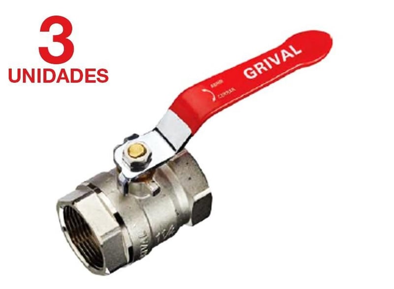 Paquete valvula bola 34 agua Grival GRIVAL | falabella.com