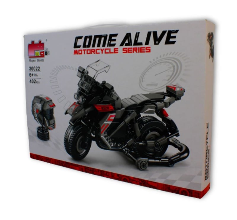 MOTO TURISMO/ JUEGO ARMABLE PARA NIÑOS/ 402 PIEZAS SWISSHOME DR HOFFMAN ...