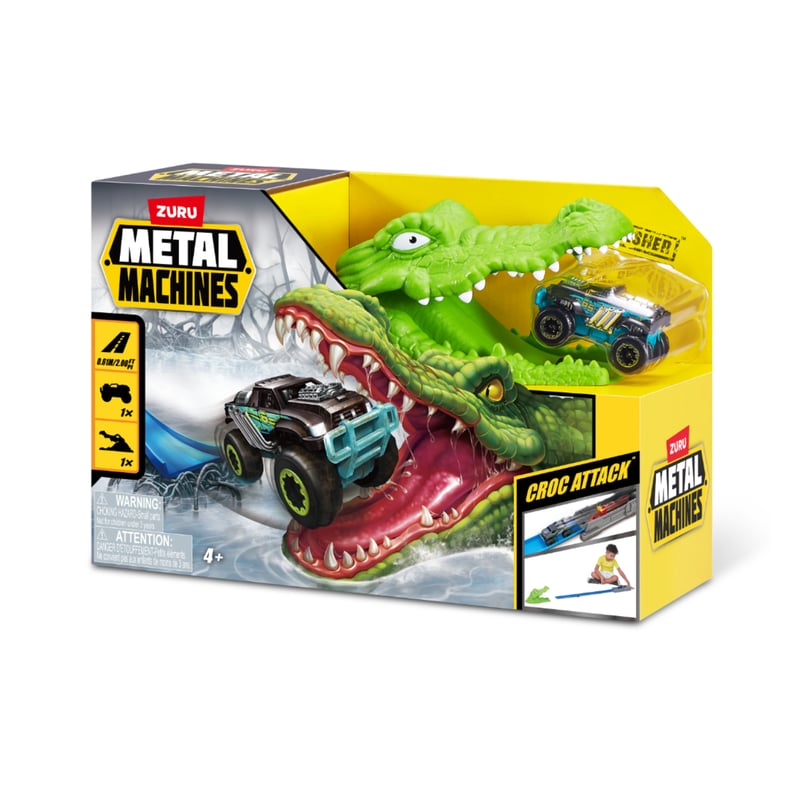 Pista De Carreras Metal Machines Ataque De Cocodrilo ZURU | falabella.com