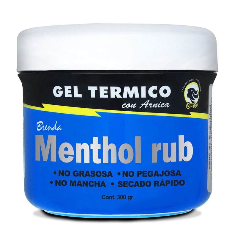 Gel Térmico Brenda Menthol Rub 300g LABORATORIOS BORGE | falabella.com