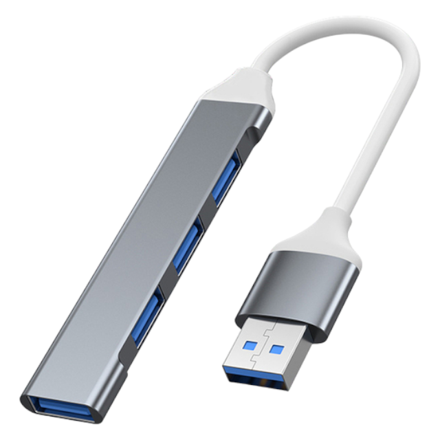 Hub multipuertos adaptador USB en aluminio 4 puertos multi usb-a GENERICO | falabella.com