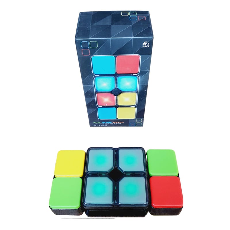 Slide Flipe Puzzle Electronico Memoria Rubik Alumbra Reto GENERICO ...