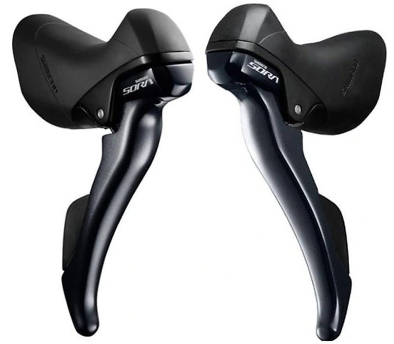 Manillar Shimano Ergopower Sora R3000 9v Palancas Sti Ruta SHIMANO ...