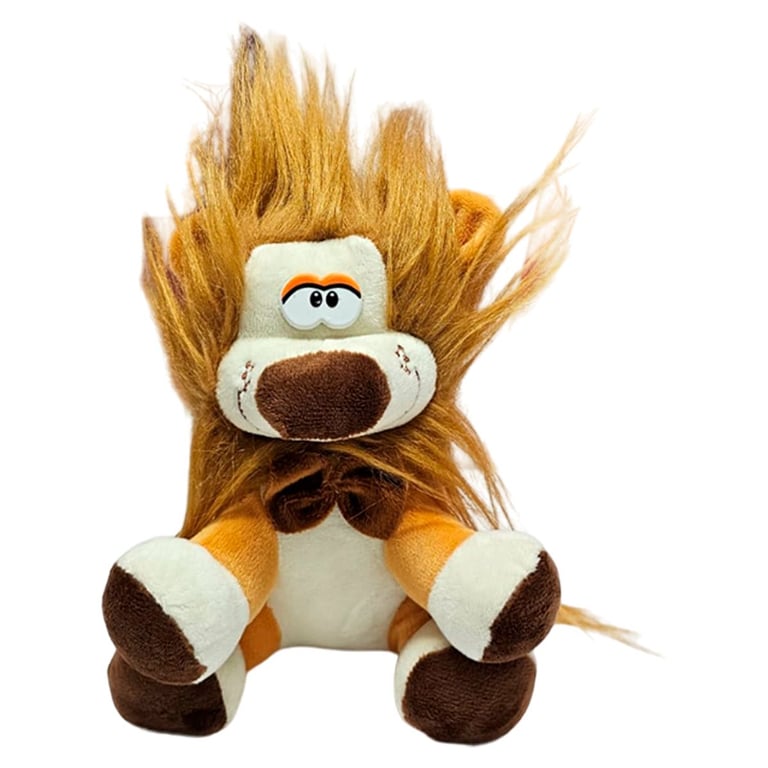 Peluche León Selva 20cm Alto Pelo Liso Juguete Regalo GENERICO ...