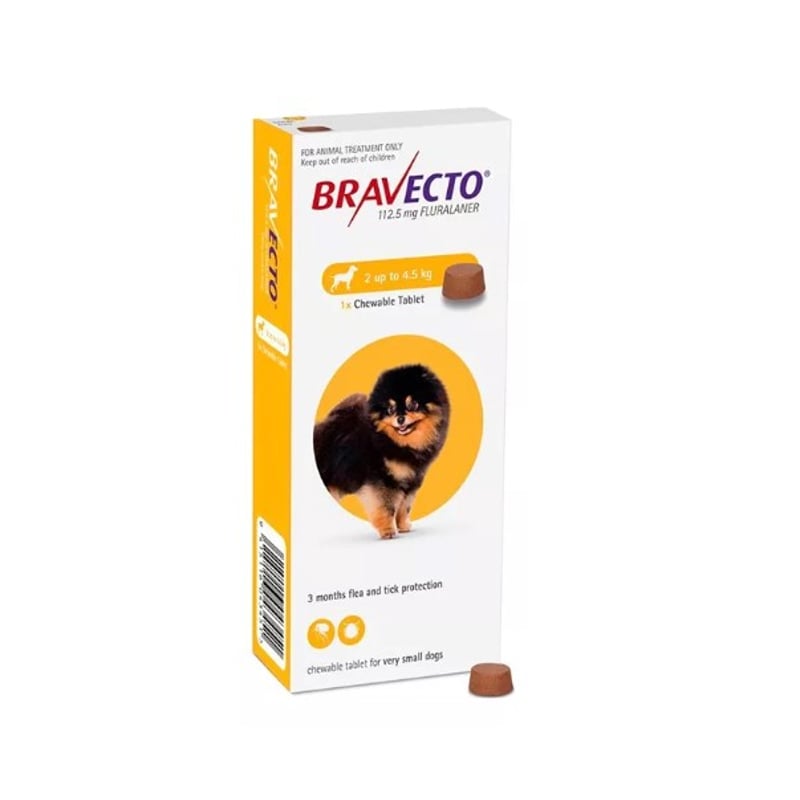 Bravecto perro 2 - 4kg 1 tableta BRAVECTO | falabella.com
