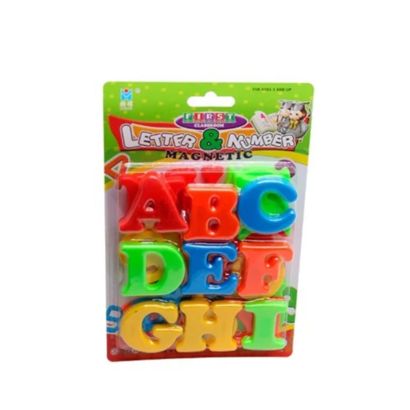 Alfabeto Abecedario Magnético Letras Con Imán Didáctico GENERICO ...