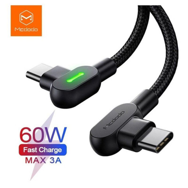 Cable Tipo L90° Mcdodo Usb-c A Usb-c 2m 60w 3a Indicador Led MCDODO | falabella.com