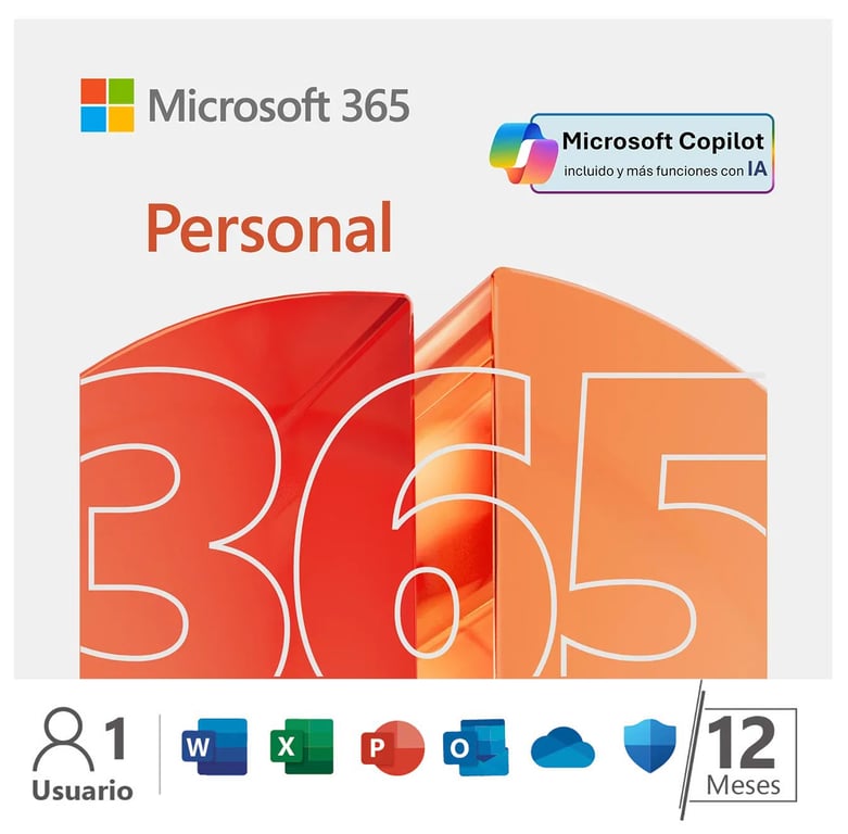 Microsoft Office 365 Personal 1 Usuario 5 Dispositivos / 12 Meses ...