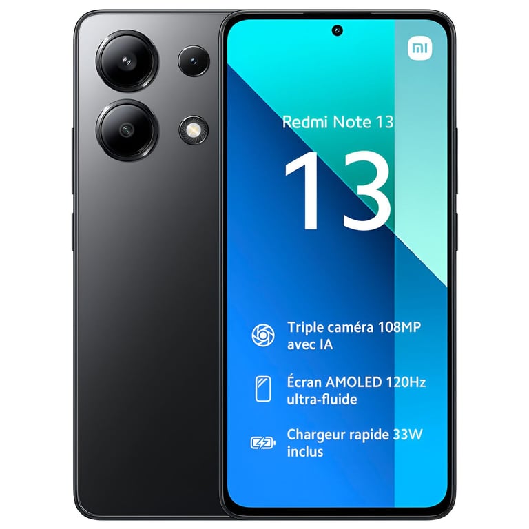 Celular Xiaomi Redmi Note 13 256GB 8GB RAM Negro XIAOMI | falabella.com