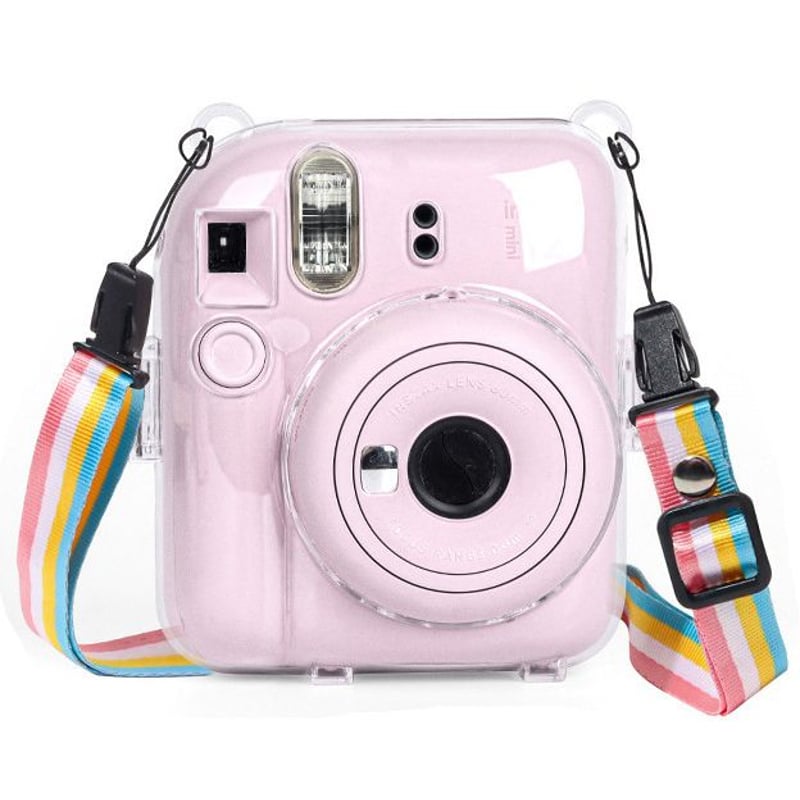 Protector Transparente Instax Mini 12 Correa Multicolor GENERICO ...