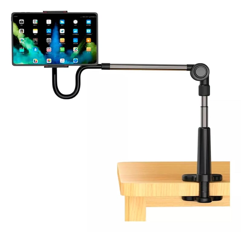 Soporte Tablet Celular Pedestal Escritorio Flexi Ajustable SHENGKE ...