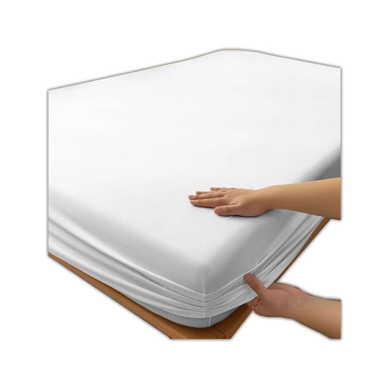 Protector Colchón Impermeable Tela Antifluido Cama Doble 140 ELEGANT ...