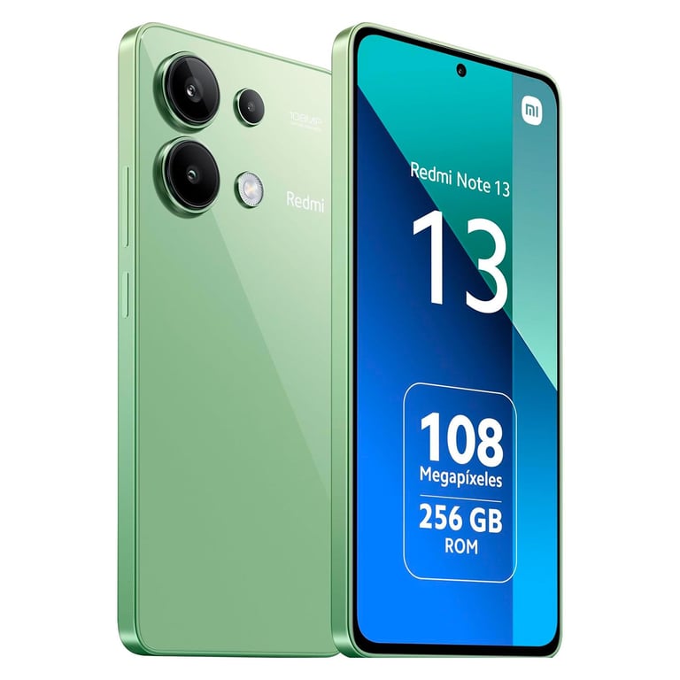 Celular Redmi Note 13 8RAM 256GB 5000mAh 33w Verde XIAOMI | falabella.com