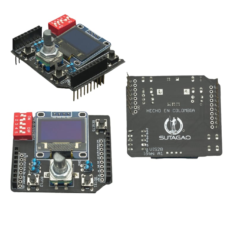 MODULO SHIELD DISPLAY OLED 0,96 PARA ARDUINO SUTAGAO GENERICO ...