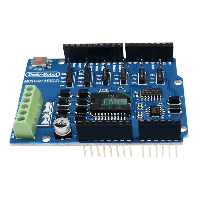 Motor Shield L298p Motor Driver 2a Arduino Uno Mega 2560 GENERICO ...