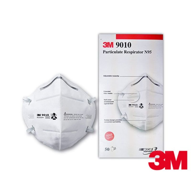 Respirador Tapabocas 3m N95 9010 Certificado Niosh X 50 UNIDADES 3M | falabella.com