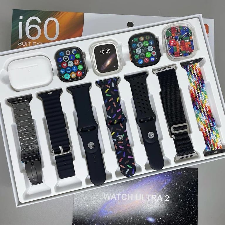 Combo Reloj SmartWatch I60 Suit Extreme 12 in 1 5RD Generation GENERICO ...