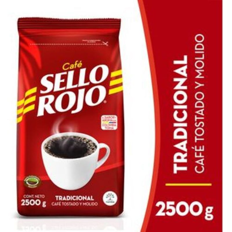 Café Sello Rojo Tradicional X 2500g SELLO ROJO | falabella.com