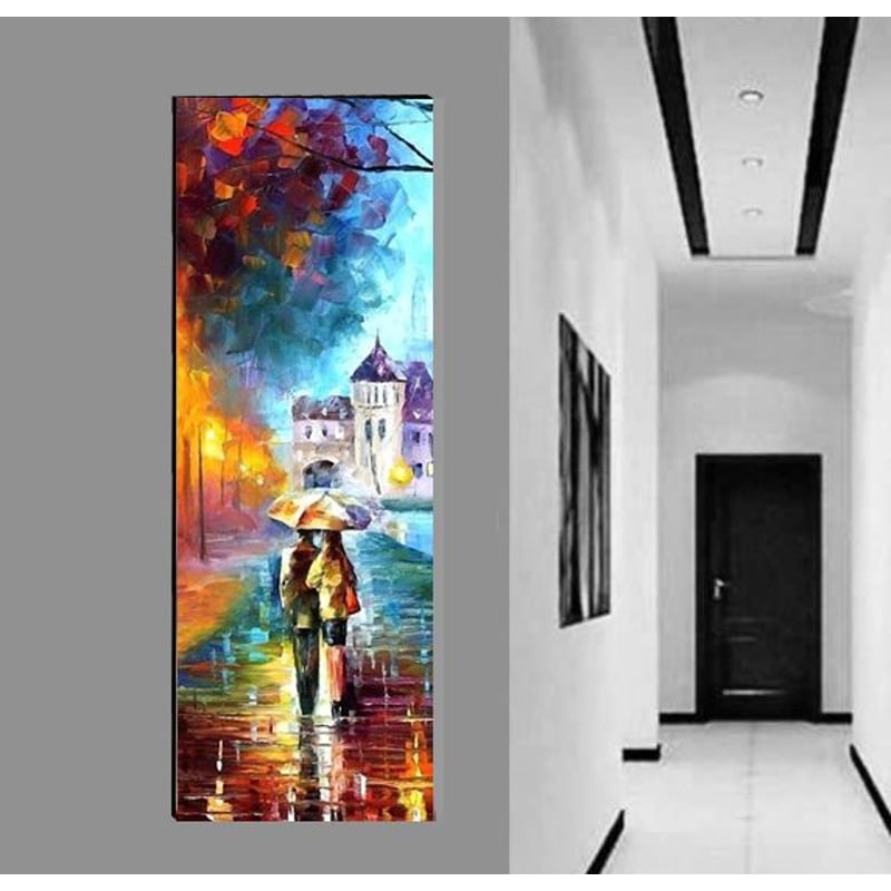 Cuadro Vertical Con Marco MDF Imagen Digital vinilo adhesivo 70x25cm ...