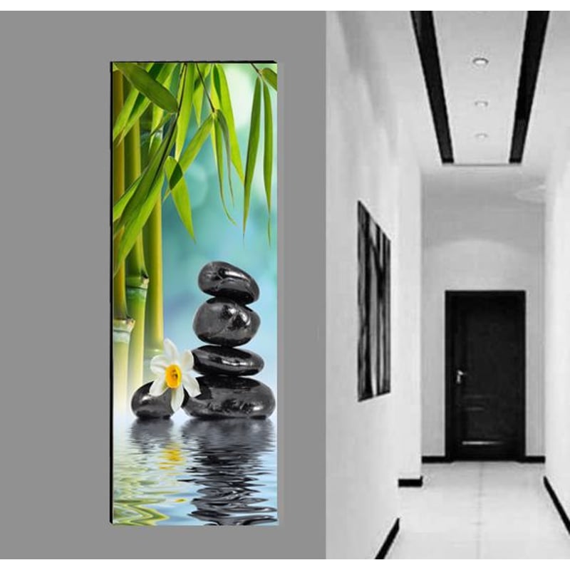 Cuadro Vertical Con Marco MDF Imagen Digital vinilo adhesivo 70x25cm ...